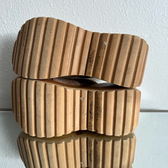 Soda | Shoes | Soda Vintage Y2k Brown Suede Leather Patchwork Chunky ...